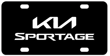 Kia Sportage License Plate – Custom Creations