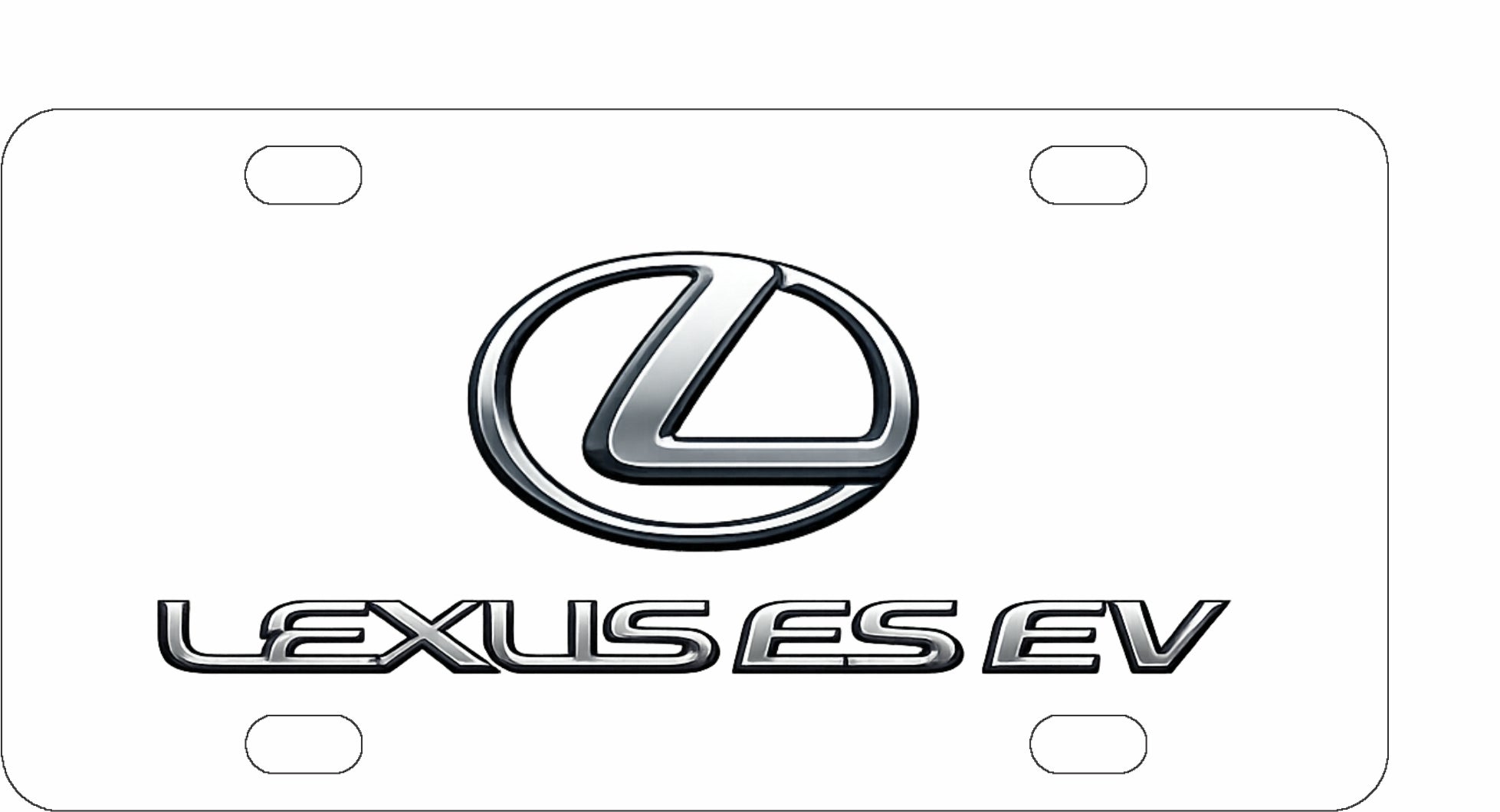 Lexus ES EV License Plate – Custom Creations