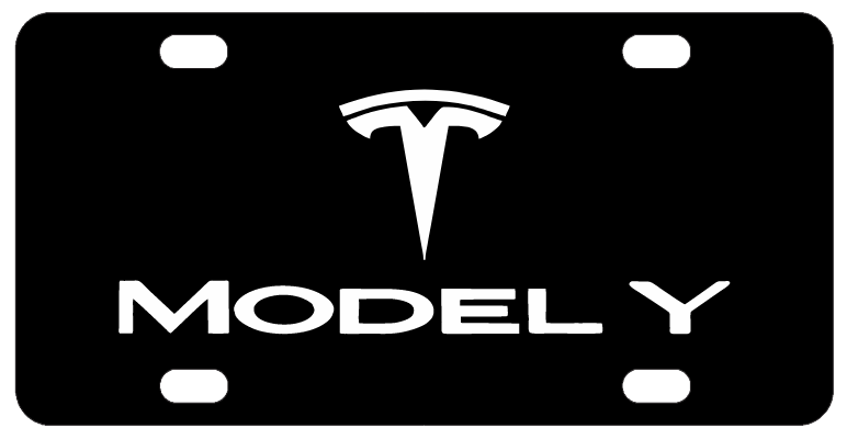 Tesla Model Y License Plate – Custom Creations
