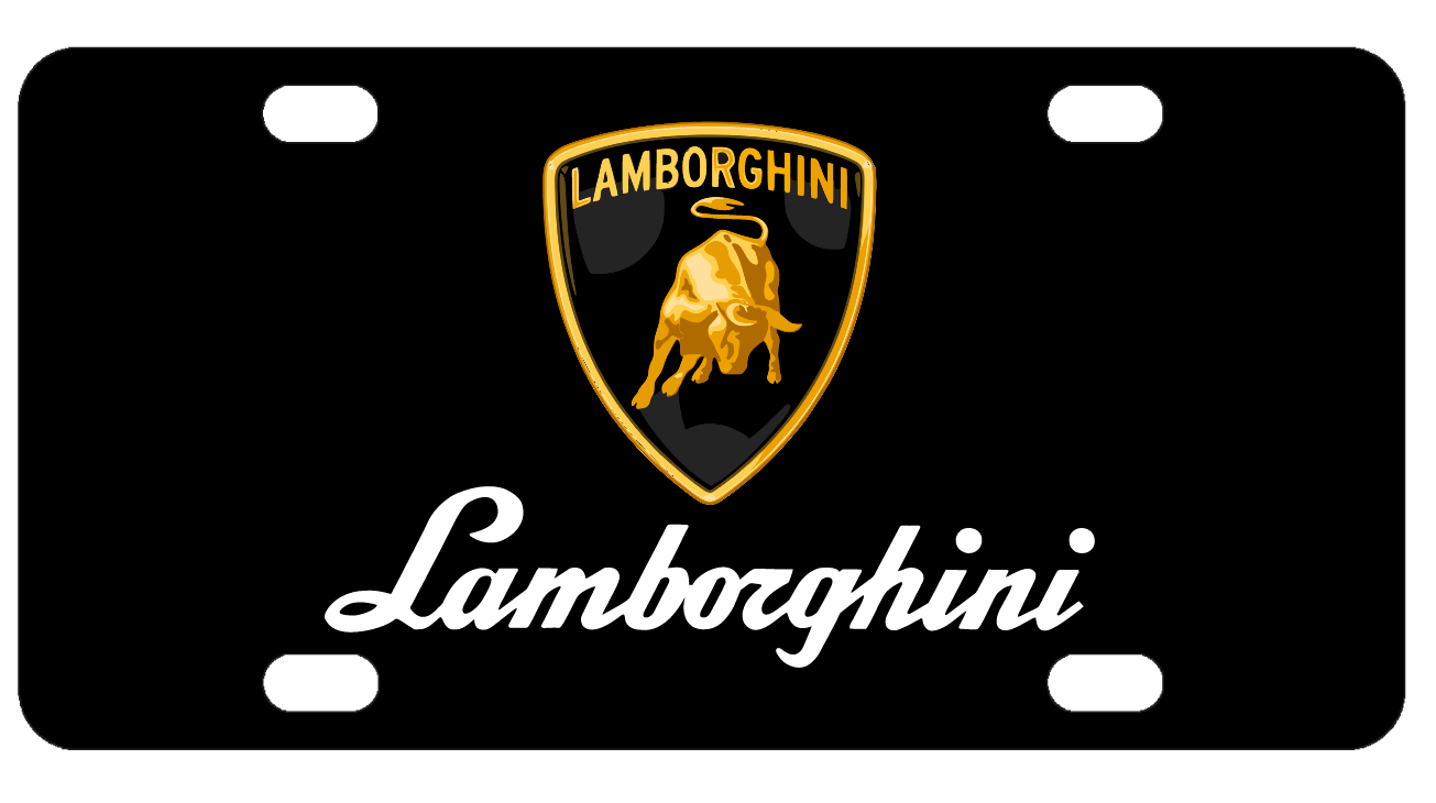 Lamborghini License Plate – Custom Creations