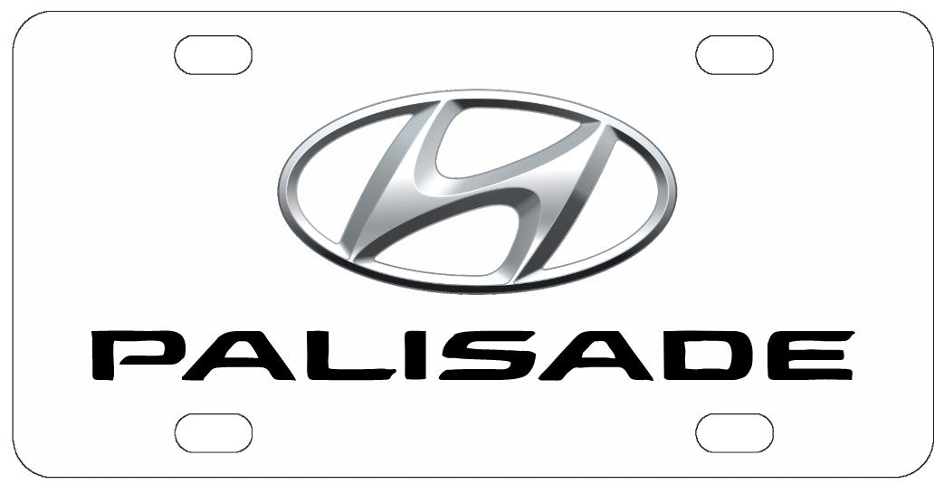Hyundai Palisade License Plate – Custom Creations