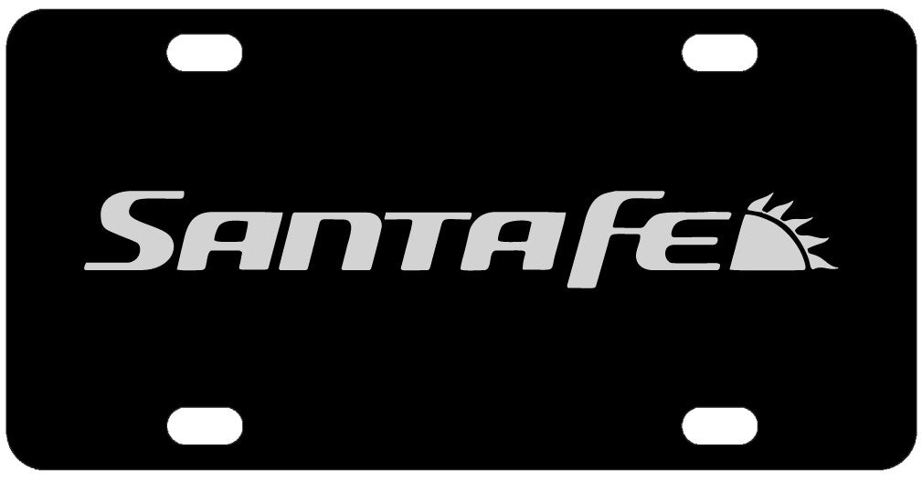 Hyundai Santa Fe License Plate – Custom Creations