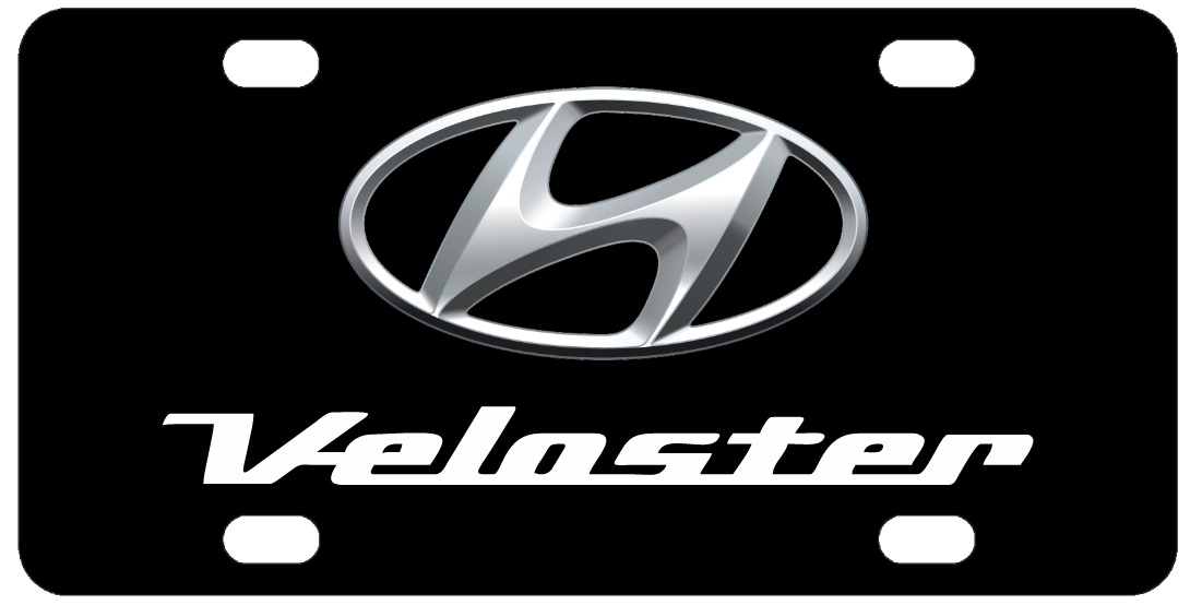 Hyundai Veloster License Plate – Custom Creations