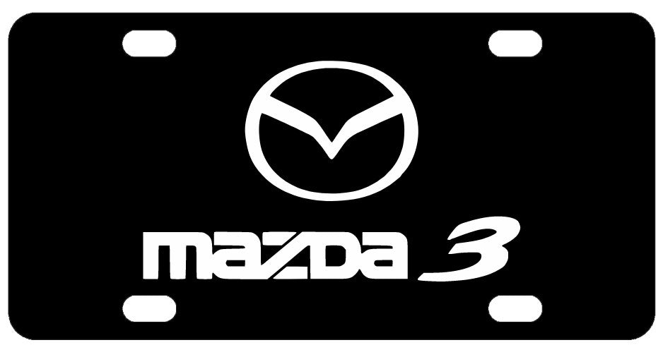 Mazda 3 License Plate – Custom Creations
