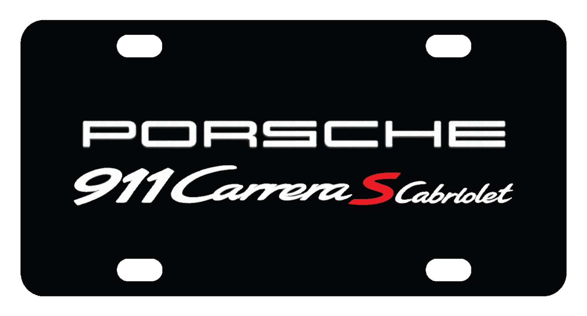 Porsche 911 Carrera S Cabriolet License Plate – Custom Creations