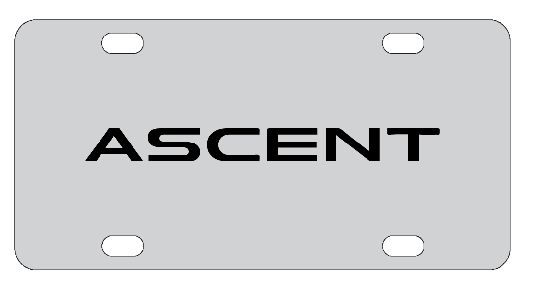 Subaru Ascent License Plate – Custom Creations
