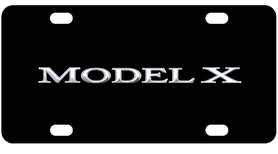 Tesla Model X License Plate – Custom Creations