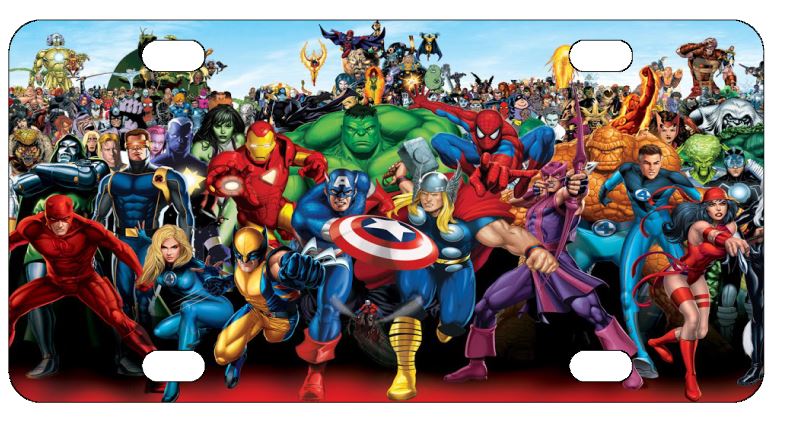 Marvel Avengers License Plate | Custom Creations