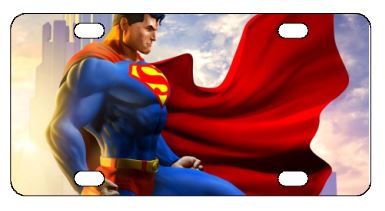 Superman License Plate | Custom Creations