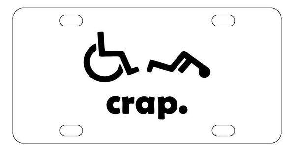Crap License Plate | Custom Creations