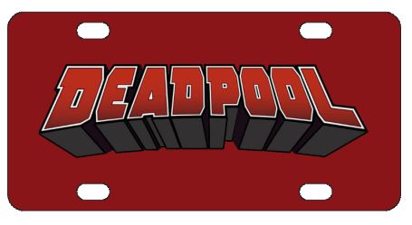 Deadpool Logo License Plate | Custom Creations