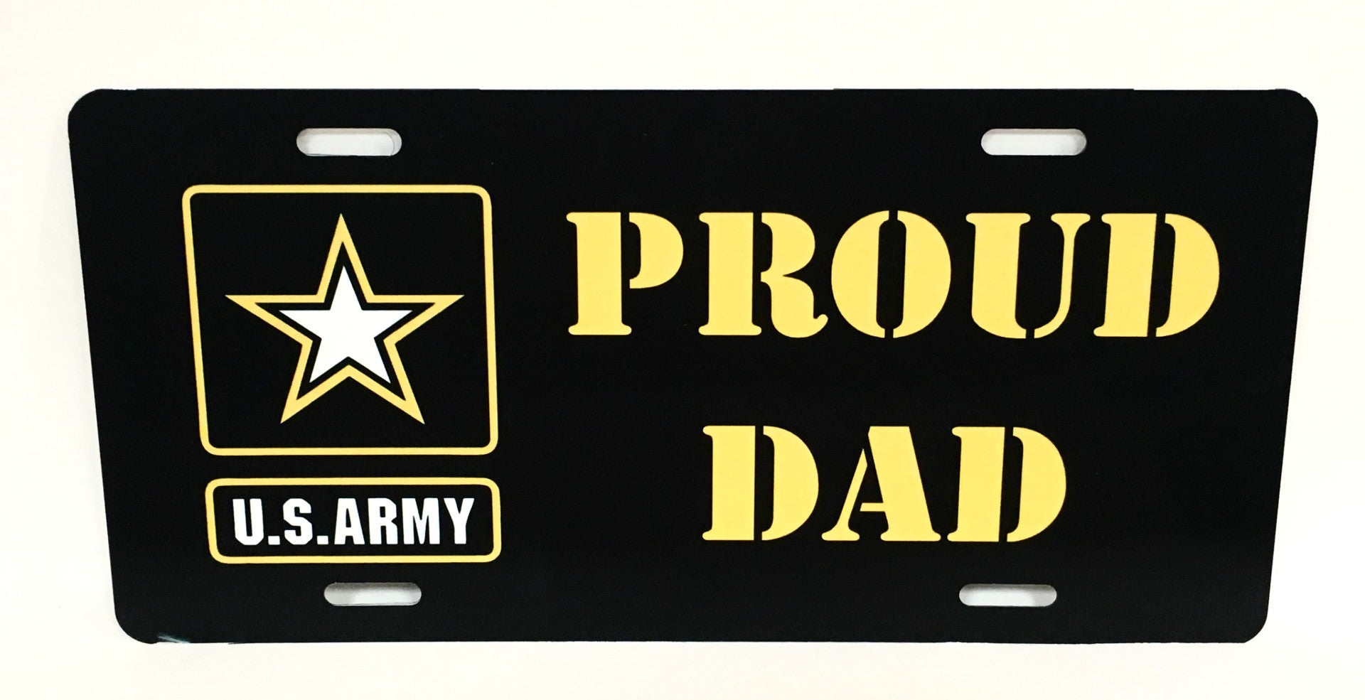 U.S. Army Proud Dad License Plate – Custom Creations