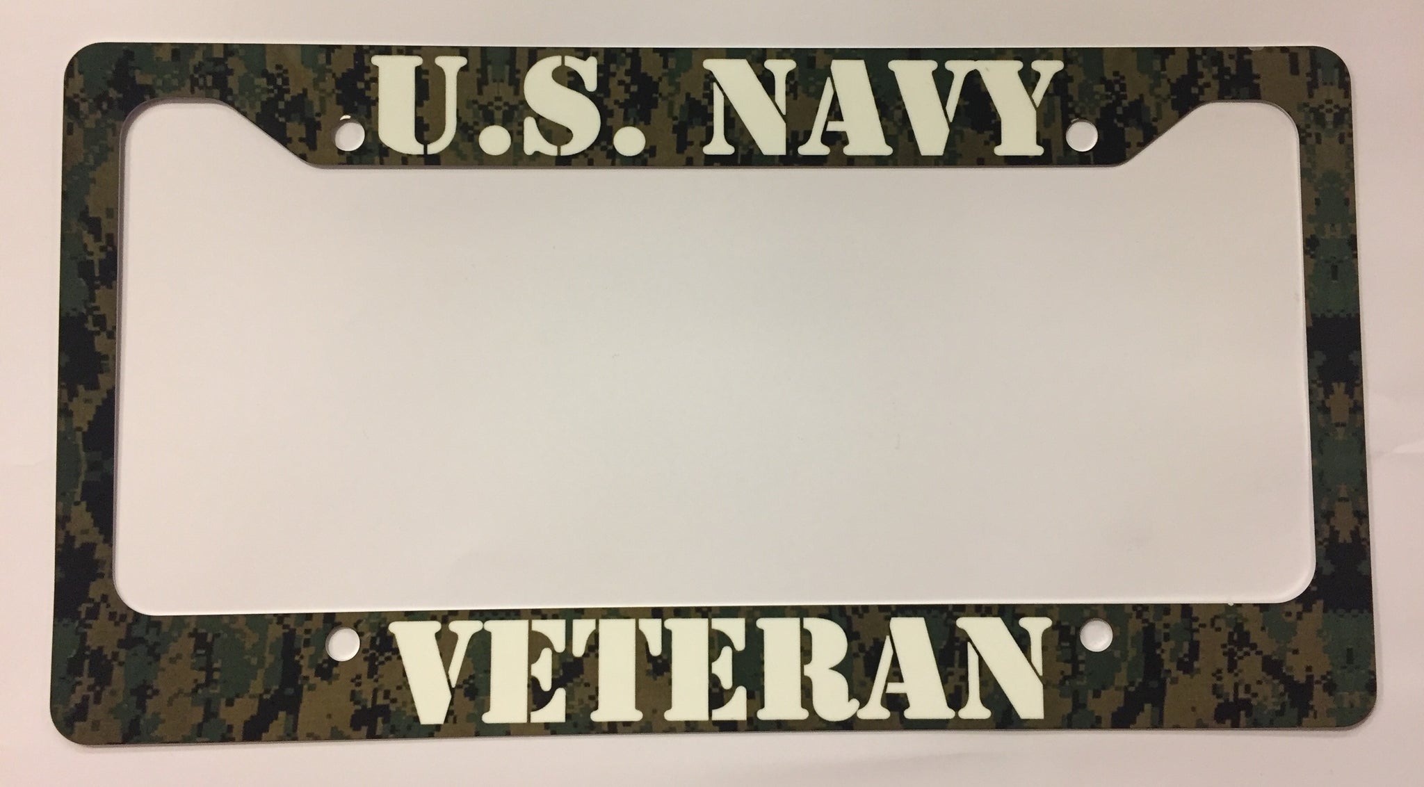 U.S. Navy Veteran License Plate Frame | Custom Creations