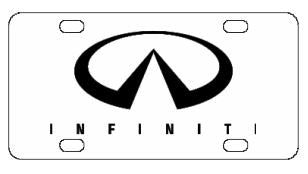 Infiniti License Plate | Custom Creations
