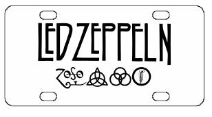 Led Zeppelin License Plate | Custom Creations