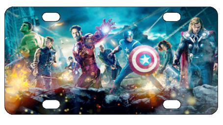 Marvel Avengers License Plate | Custom Creations