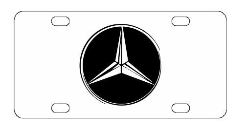 Mercedes License Plate | Custom Creations