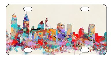 Philadelphia Skyline License Plate – Custom Creations