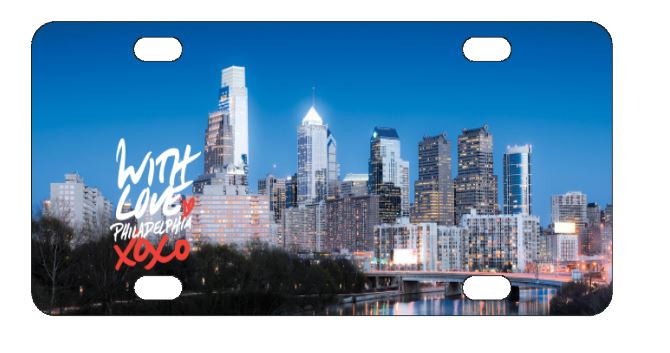 Philadelphia Skyline License Plate | Custom Creations