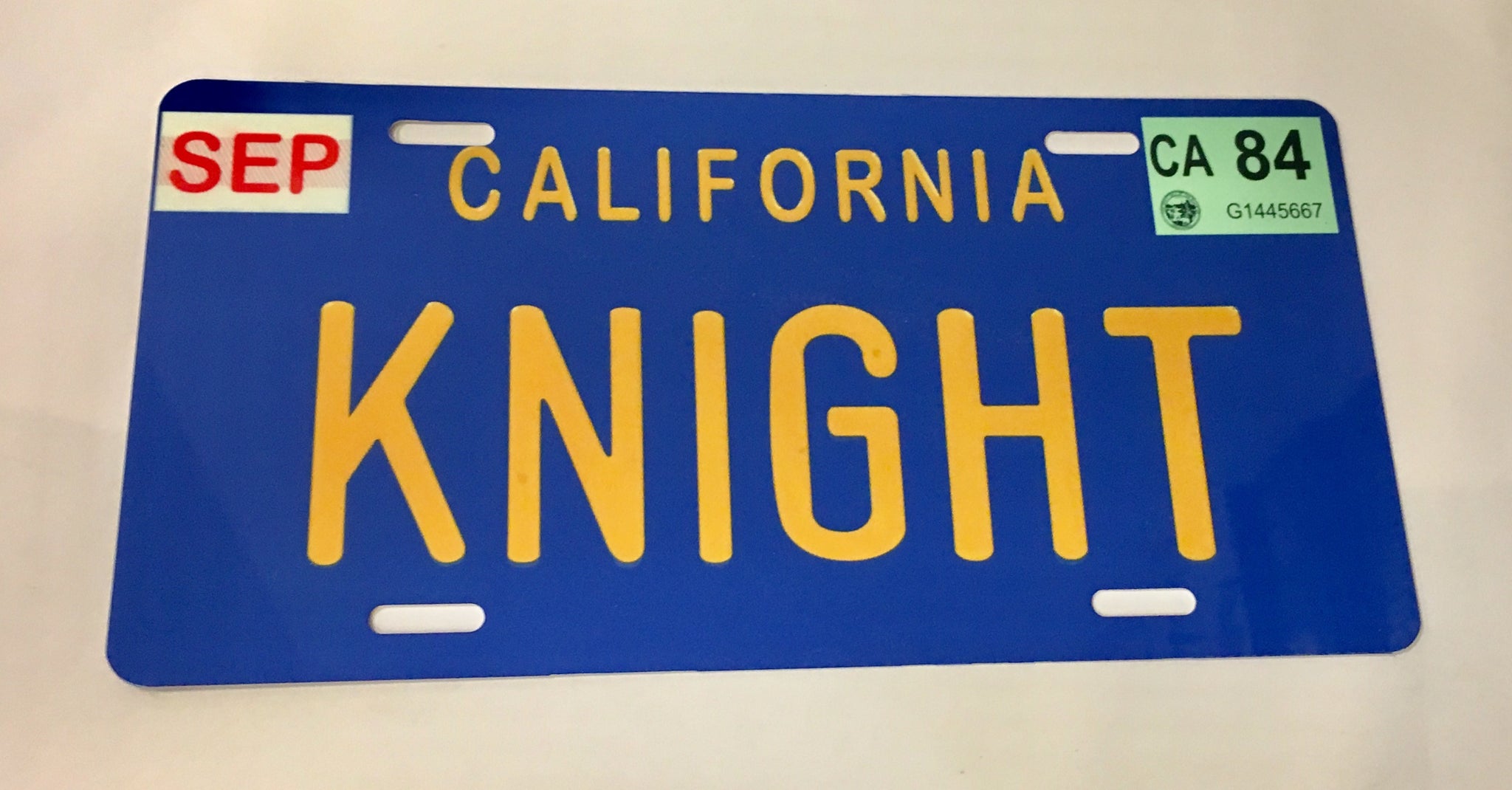 Knight Rider License Plate | Custom Creations
