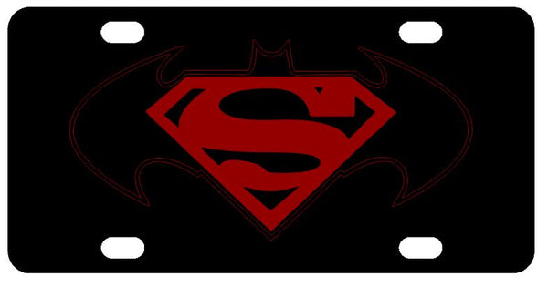 Batman Superman License Plate | Custom Creations
