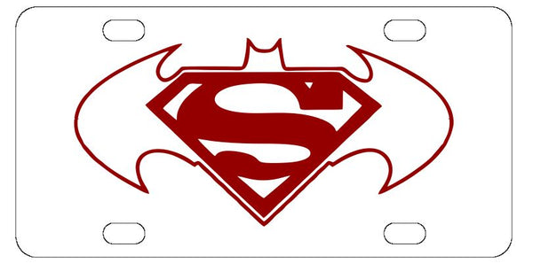 Batman Superman License Plate | Custom Creations