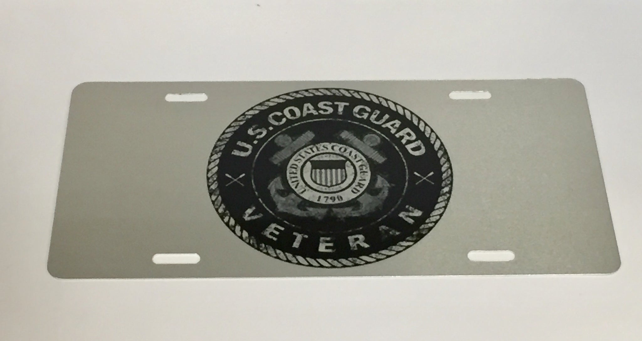 Coast Guard Veteran License Plate | Custom Creations