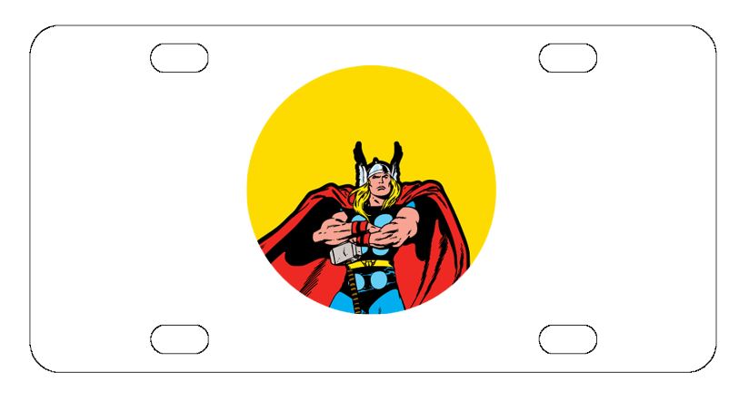 Thor License Plate – Custom Creations