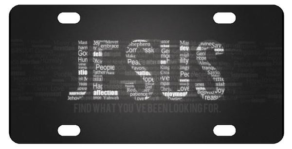 Jesus License Plate | Custom Creations