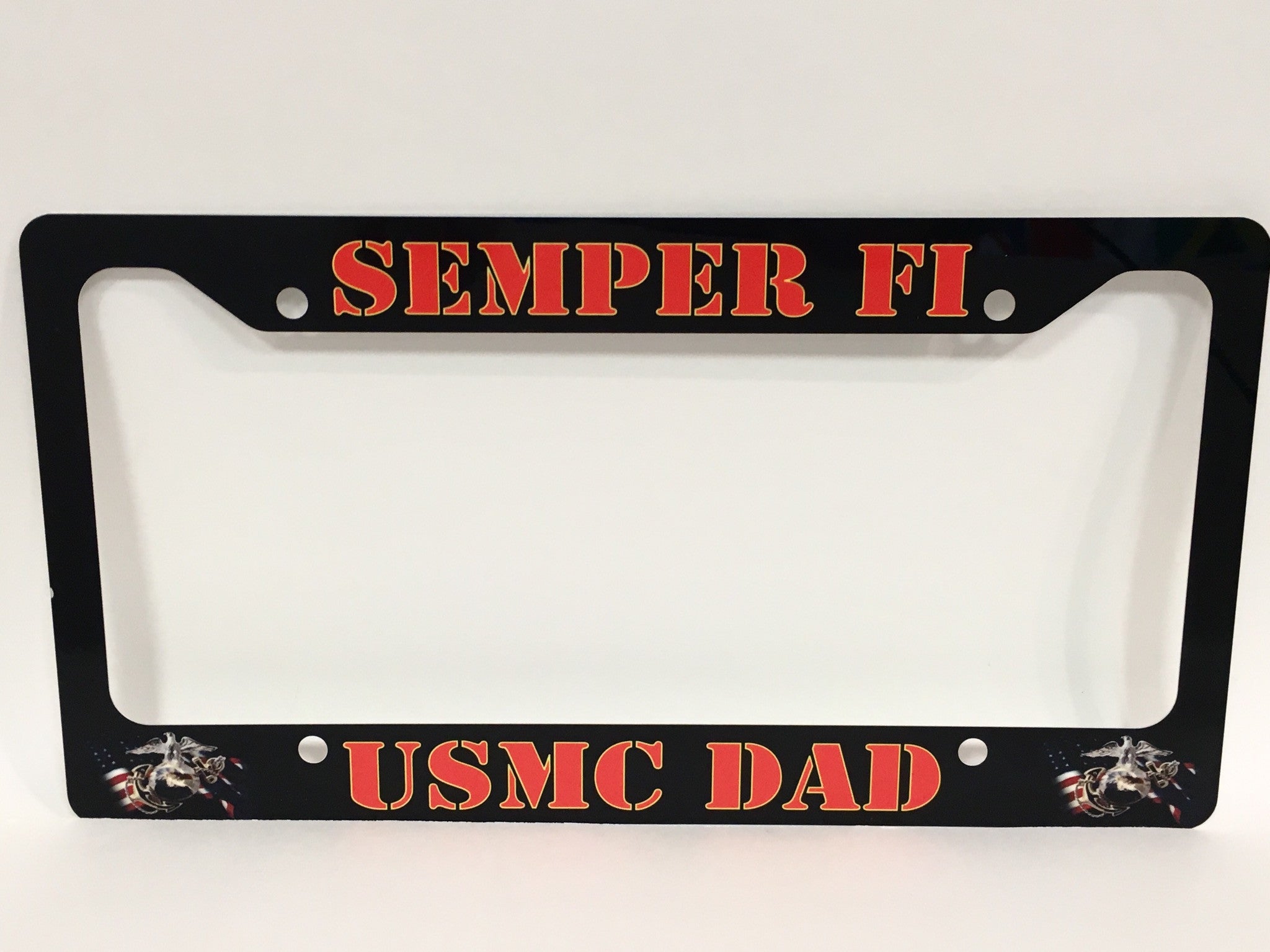 USMC Dad Semper Fi License Plate Frame | Custom Creations