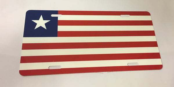 Liberia Flag License Plate | Custom Creations